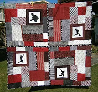 Kiwiana fabrics for quilts, patchwork patterns, NZ quilting fabrics ...